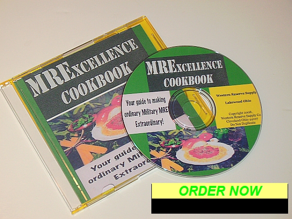 MRE Meals Ready to Eat COOKBOOK now on CD!